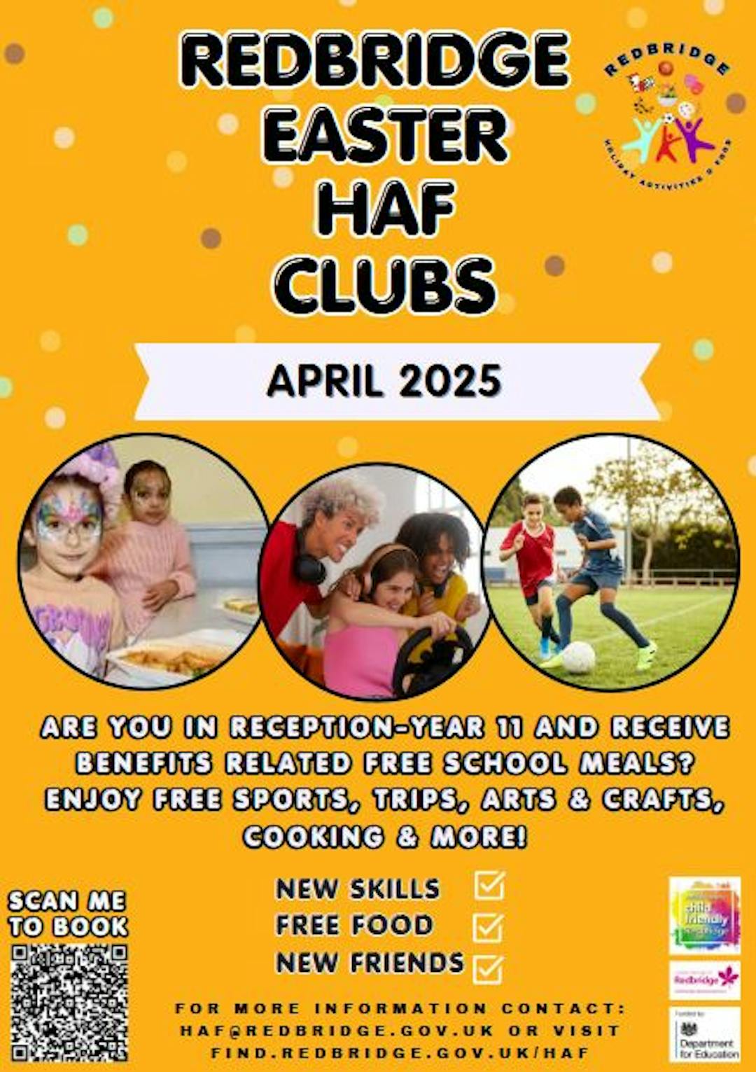 Free Redbridge Easter HAF Club | Let's Talk Redbridge